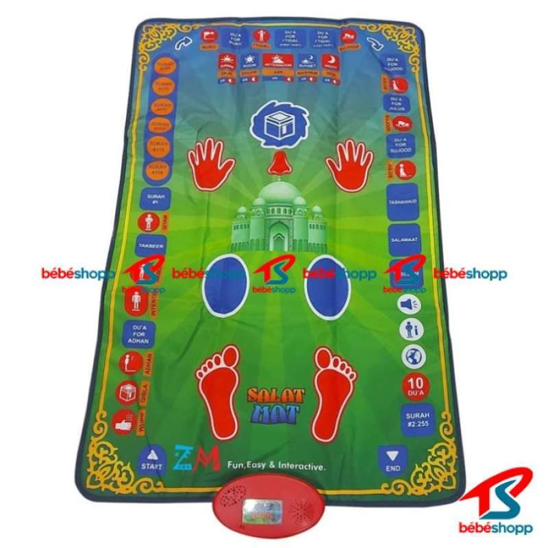 Promo Mainan Edukasi Sajadah Shalat/prayer Mat/belajar Sholat/edukasi ...