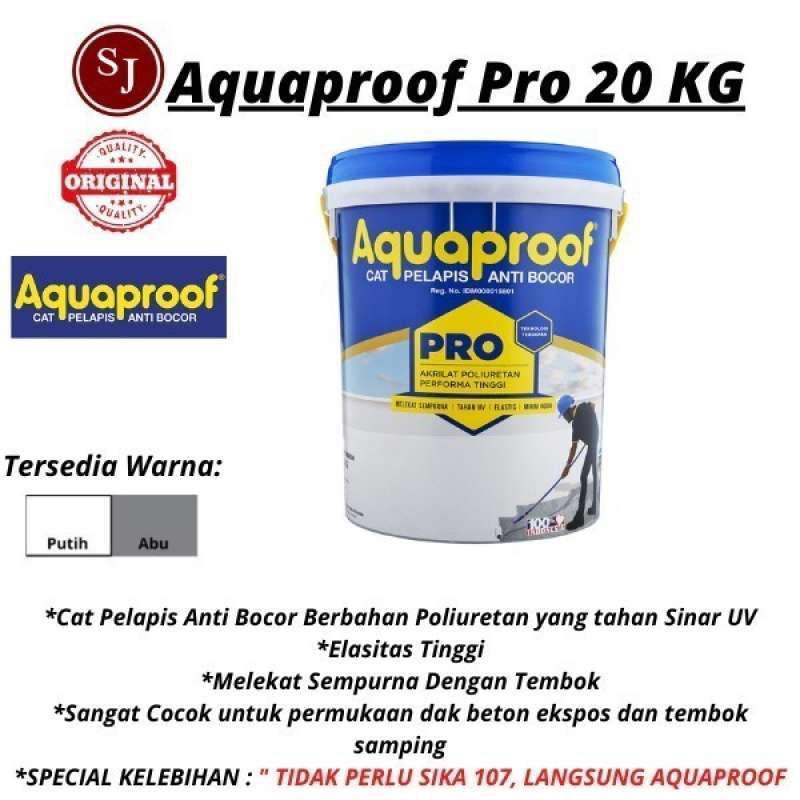 Promo Aquaproof Pro 20 Kg Khusus Gosend/Grab Instant 3 Jam!! Diskon 13% ...