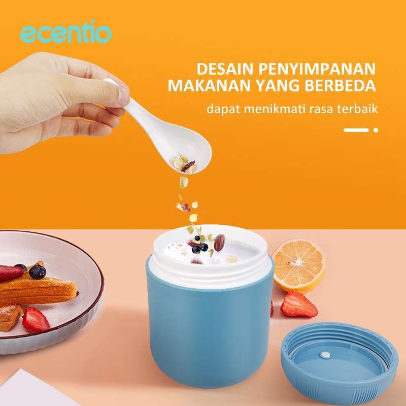 Jual Ecentio Cangkir Tempat Sup Double Layer Specialty Soup Cup 430 Ml ...