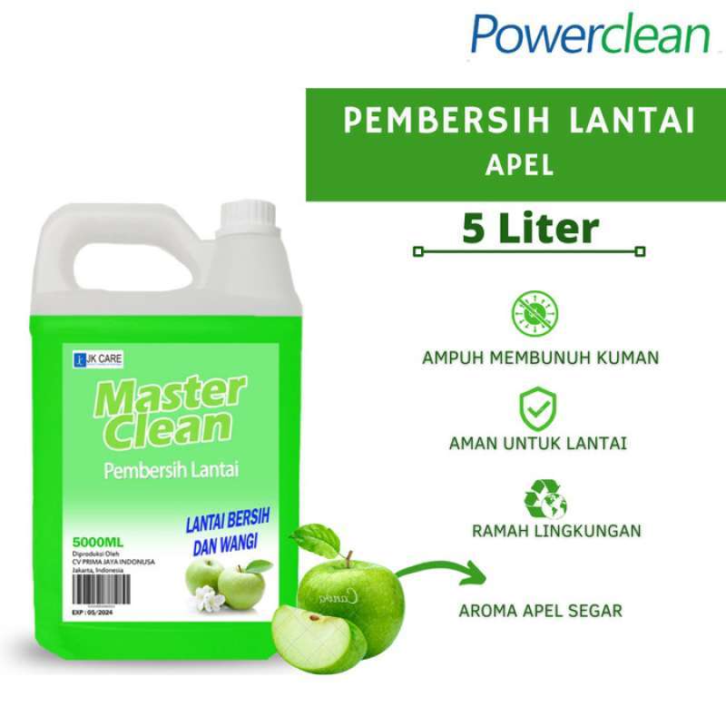 Promo Powerclean Pembersih Lantai 5 Liter Apel Diskon 10% di Seller Chloe Store - Kota Jakarta ...