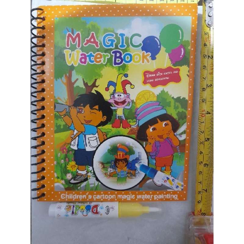 Promo Magic Book Water Coloring Buku Mewarnai Doodle Book Reuseable ...
