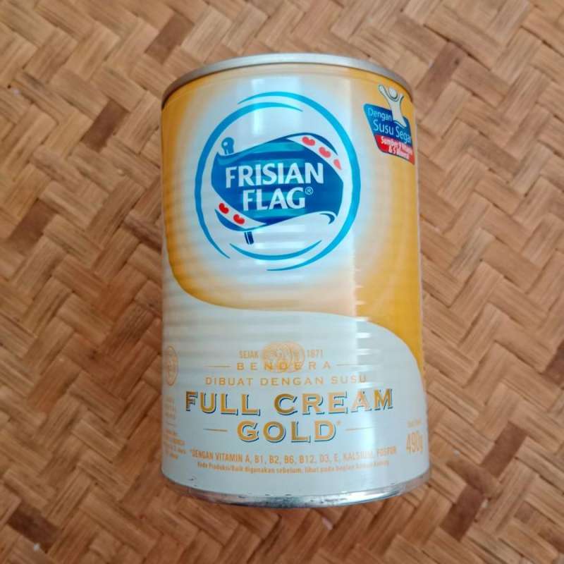 Jual Frisian Flag Susu Bendera Kental Manis Gold Kaleng Besar 490g Di ...