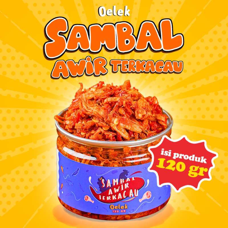 Jual Sambal Awir Terkacau Oelek / Si Laoek / Sambal Rumahan / Ayam ...