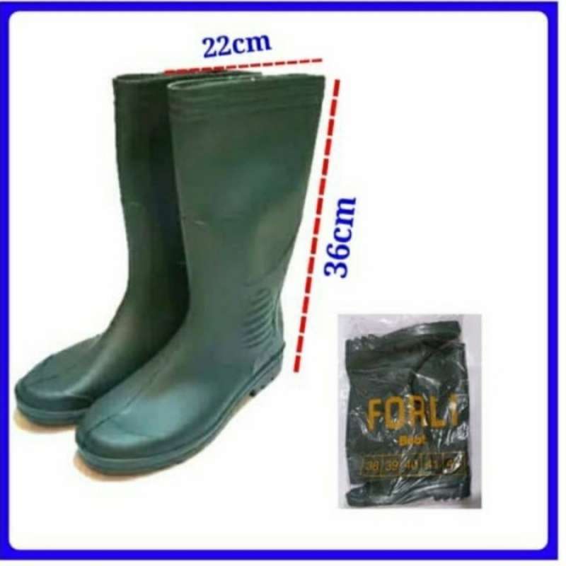 Jual sepatu boot forli bot tinggi proyek karet safety di Seller Aksara ...