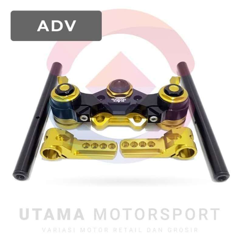 Jual Stang Jepit Honda Adv Black Diamond Full Cnc Alumunium Di Seller ...