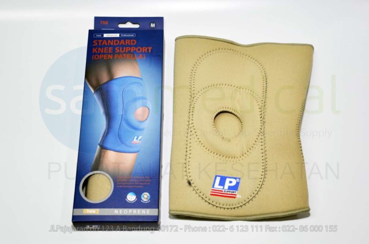Jual Lp Support Lp-708 Standard Knee Support Decker Open Patela - Tan M ...
