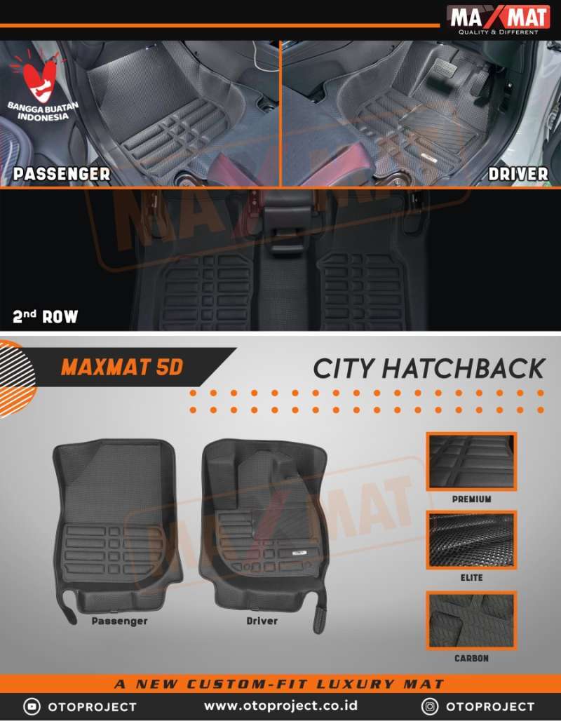 Jual MAXMAT 5D ELITE HONDA CITY HATCHBACK di Seller Otoproject Official ...