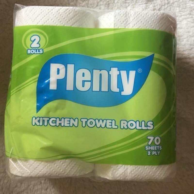 Jual 1 Dus = 6 Pack X 2 Rolls Plenty Tissue Plenty Kitchen Towel Rolls ...