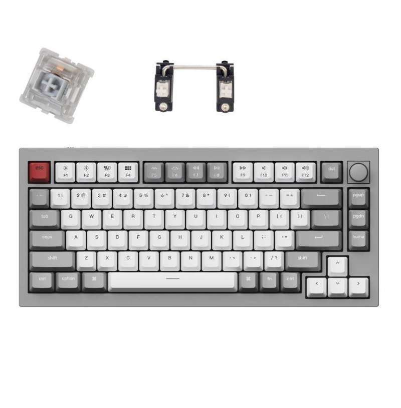 Jual Keychron Q1 QMK Version 2 - Fully Assembled Knob Version - Silver ...