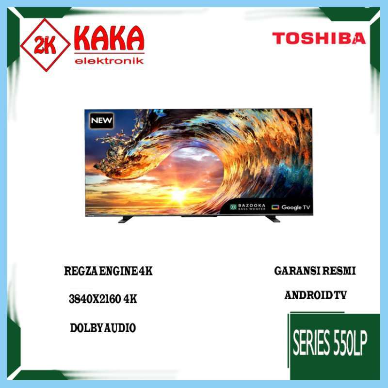 Jual TOSHIBA TV 50 INCH 50M550LP 4K UHD Smart Google TV 50 Inch 4K ANDROID di Seller ...