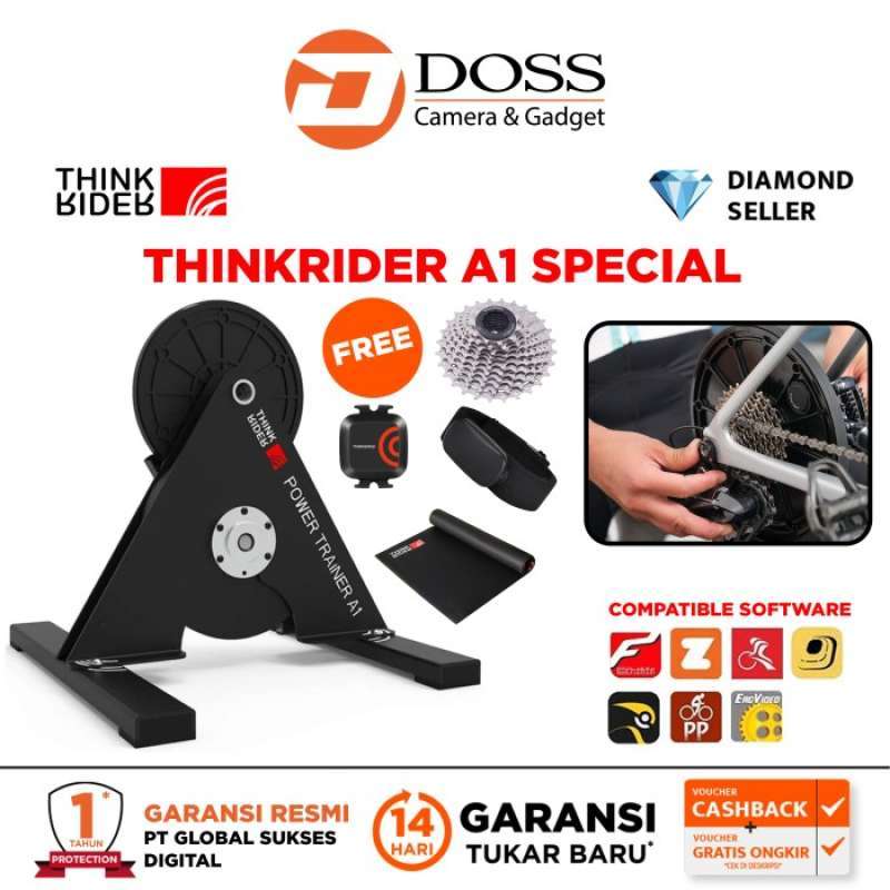 Jual Paket Thinkrider A1 Special ( Magene T100 T300 Tacx Wahoo ) di ...