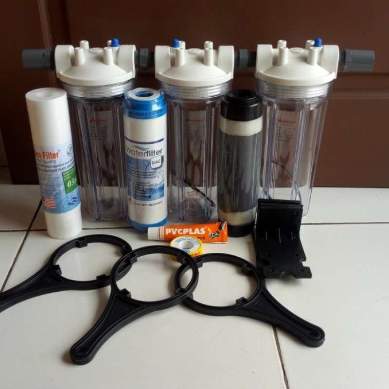 Promo Paket Filter Air Housing Zat Besi Air Kuning Diskon 14% di Seller ...