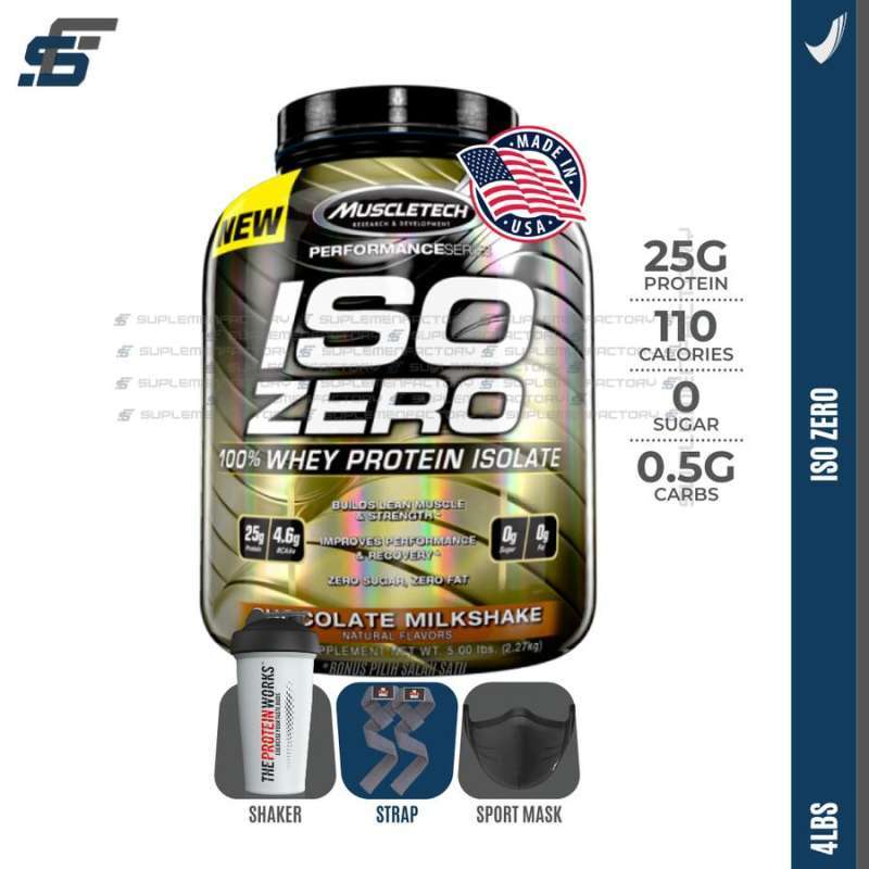 Jual MUSCLETECH ISO ZERO 4 LBS ISOZERO WHEY PROTEIN ISOLATE di Seller Suplemen Factory Official ...