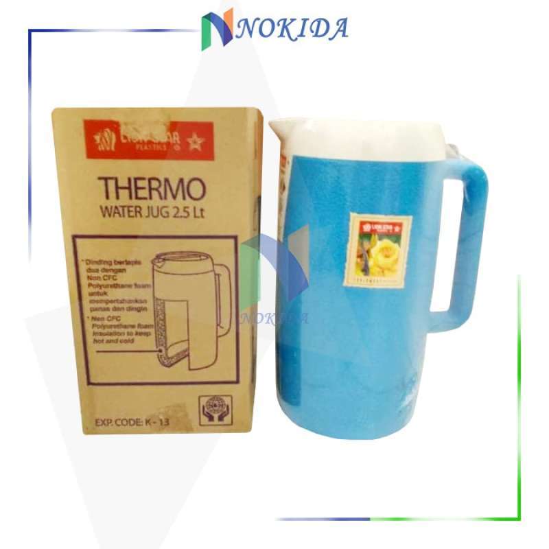 Jual Nokida Thermo Water Jug Lion Star 1.7 L / Teko Termos Tempat Air Minum Tahan Panas Dingin ...