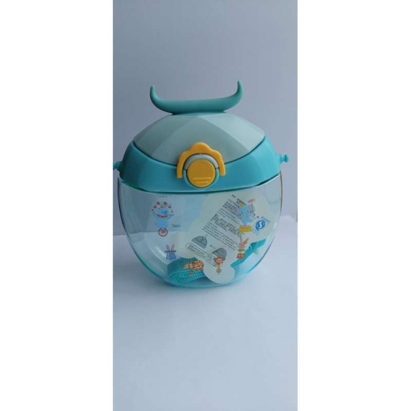 Jual Botol Minum Sedotan Happy Baby Dilengkapi Gantungan Anak Dan Bayi ...