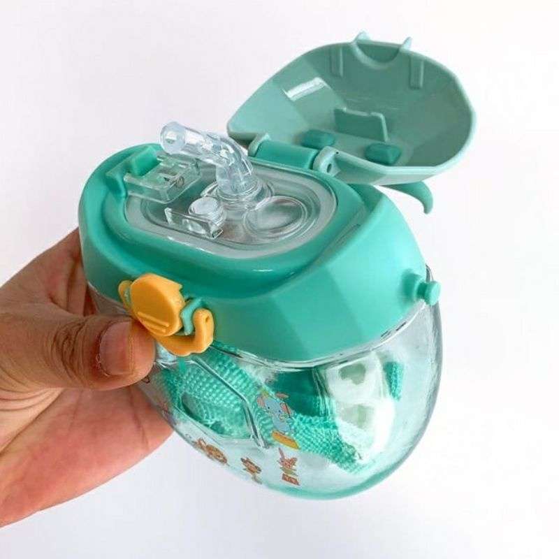Jual Botol Minum Sedotan Happy Baby Dilengkapi Gantungan Anak Dan Bayi ...