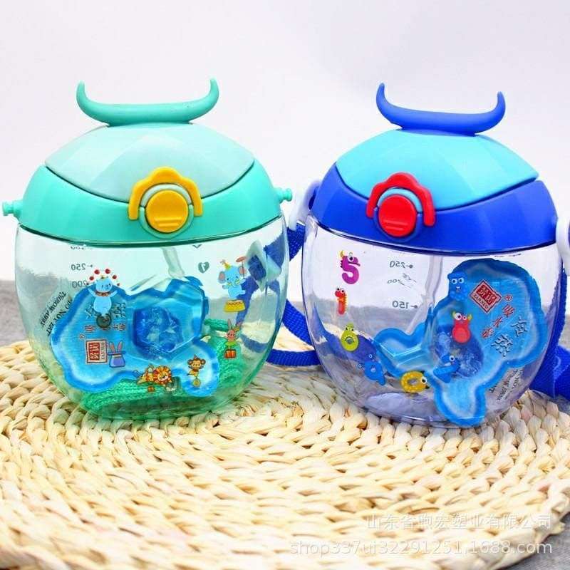 Jual Botol Minum Sedotan Happy Baby Dilengkapi Gantungan Anak Dan Bayi ...