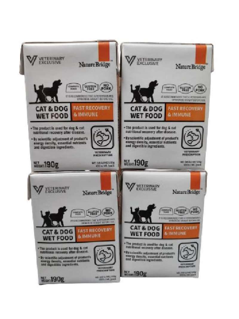 Jual Nature Bridge Fast Recovery & Immune 190g Makanan Basah Kucing ...
