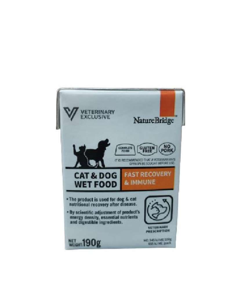 Jual Nature Bridge Fast Recovery & Immune 190g Makanan Basah Kucing ...