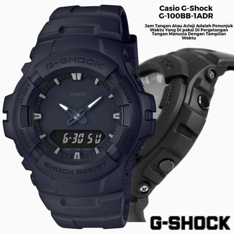 Jual JAM TANGAN PRIA MERK CASIO G-SHOCK MIYOTA TYPE : G100 BATERAI G4 ...