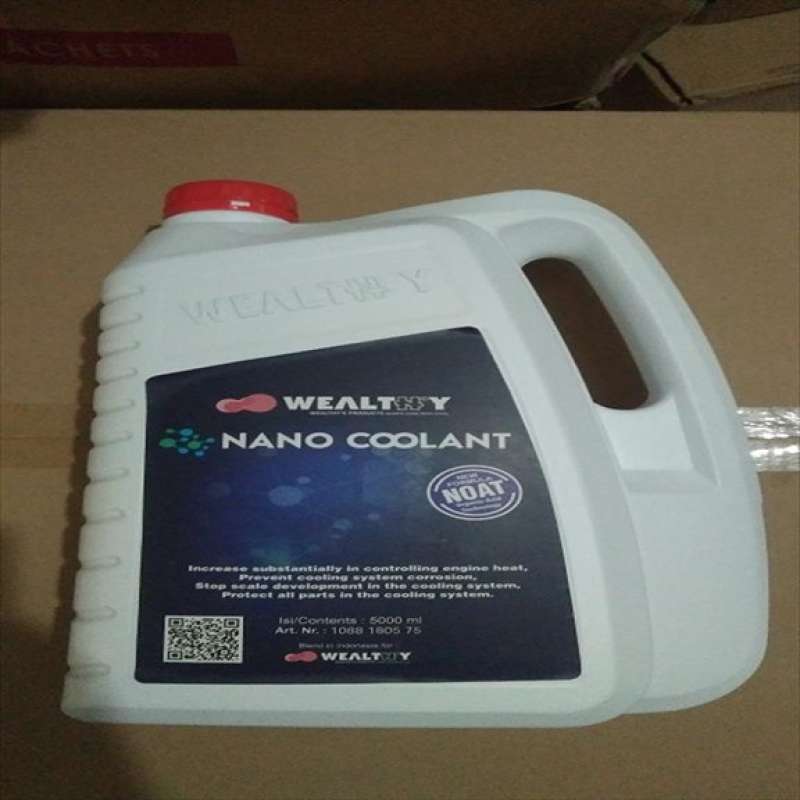 Jual Air Radiator Nano Coolant Blue Wealthy Noat Biru 5 Liter Di Seller ...