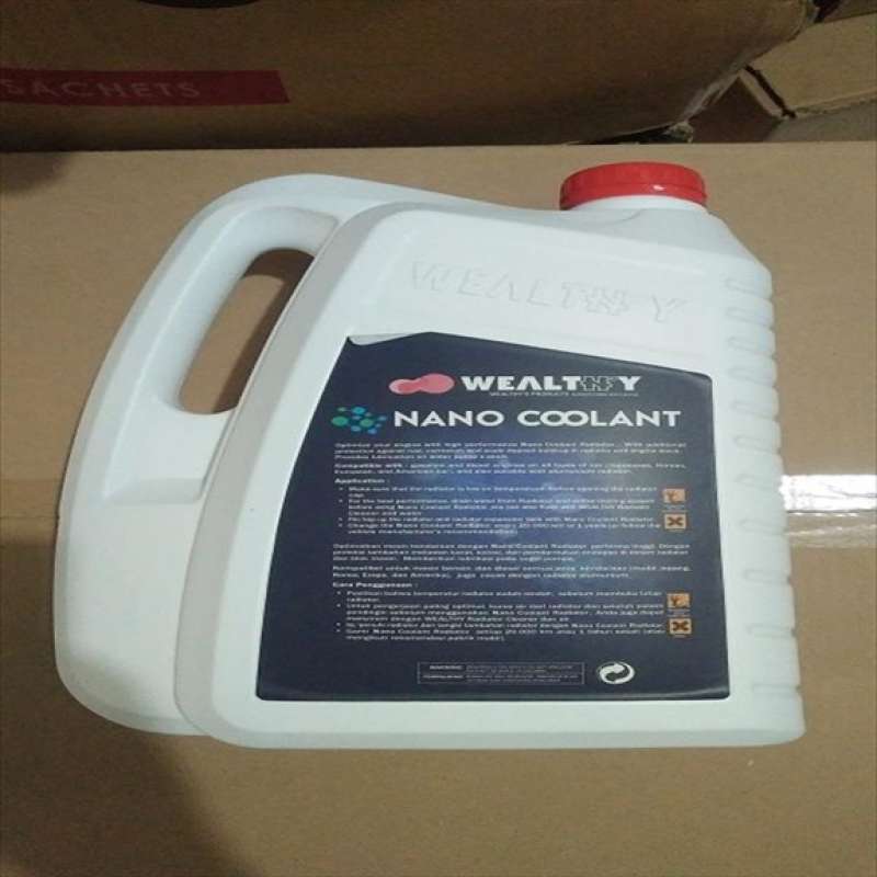 Jual Air Radiator Nano Coolant Blue Wealthy Noat Biru 5 Liter Di Seller ...