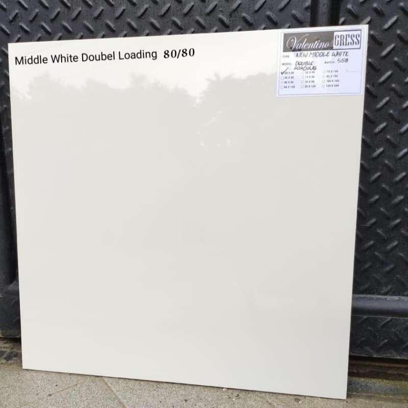 Jual Granit 80x80 Middle White Db Glazed Polish - Valentino Gress Di ...