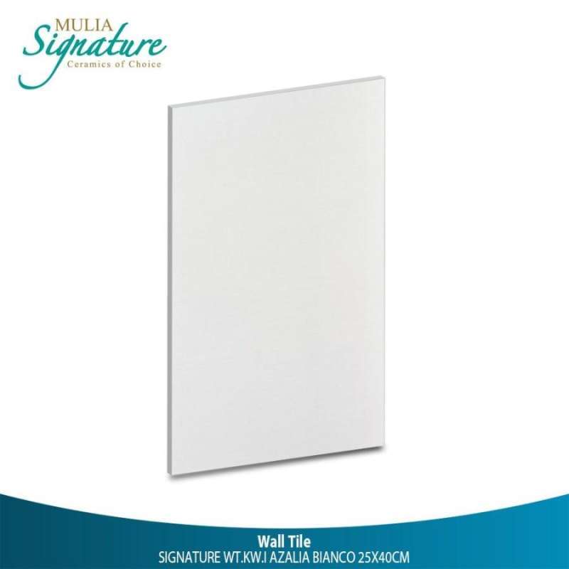 Jual KERAMIK DINDING 25X40 AZALIA BIANCO GLOSSY - MULIA TILE di Seller ...