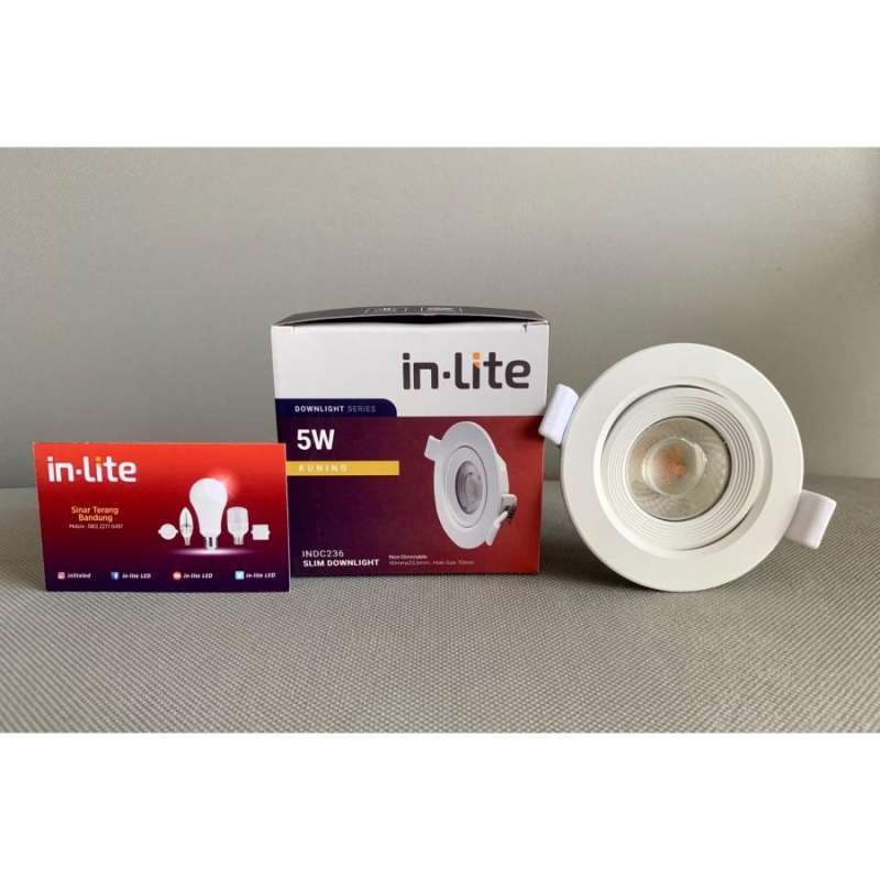 Jual Lampu Led Mini Downlight Spotlight Inlite 5W 5 Watt - Indc236 ...