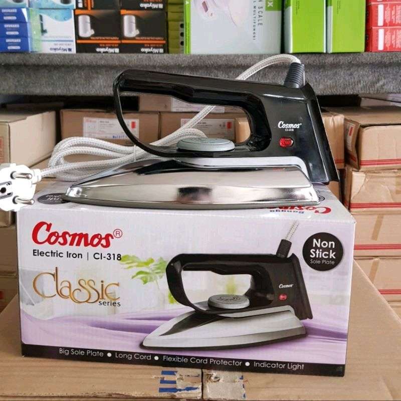 Jual Cosmos Setrika Otomatis Ci 318 Non Stik Soleplate Di Seller ...