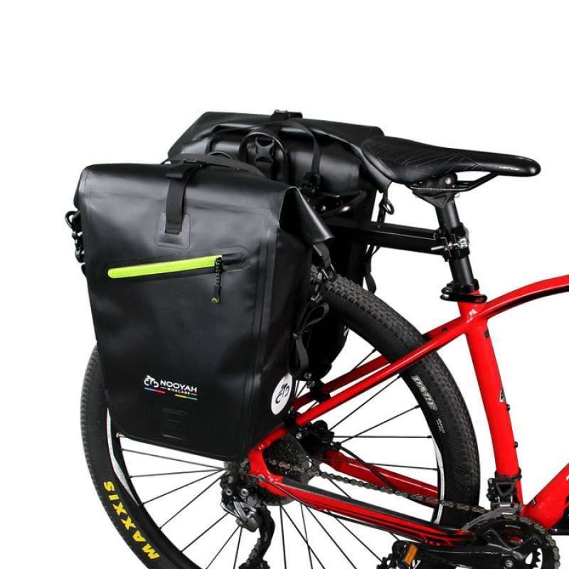 Promo Tas Sepeda Touring Pannier Samping - Hitam Diskon 10% di Seller ...