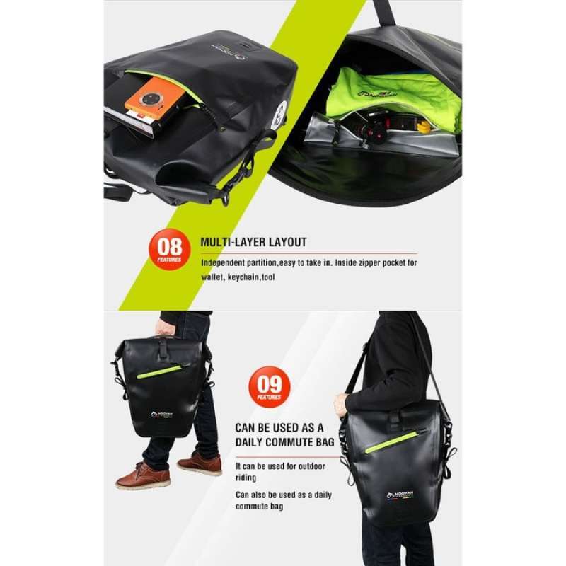 Promo Tas Sepeda Touring Pannier Samping - Hitam Diskon 10% di Seller ...