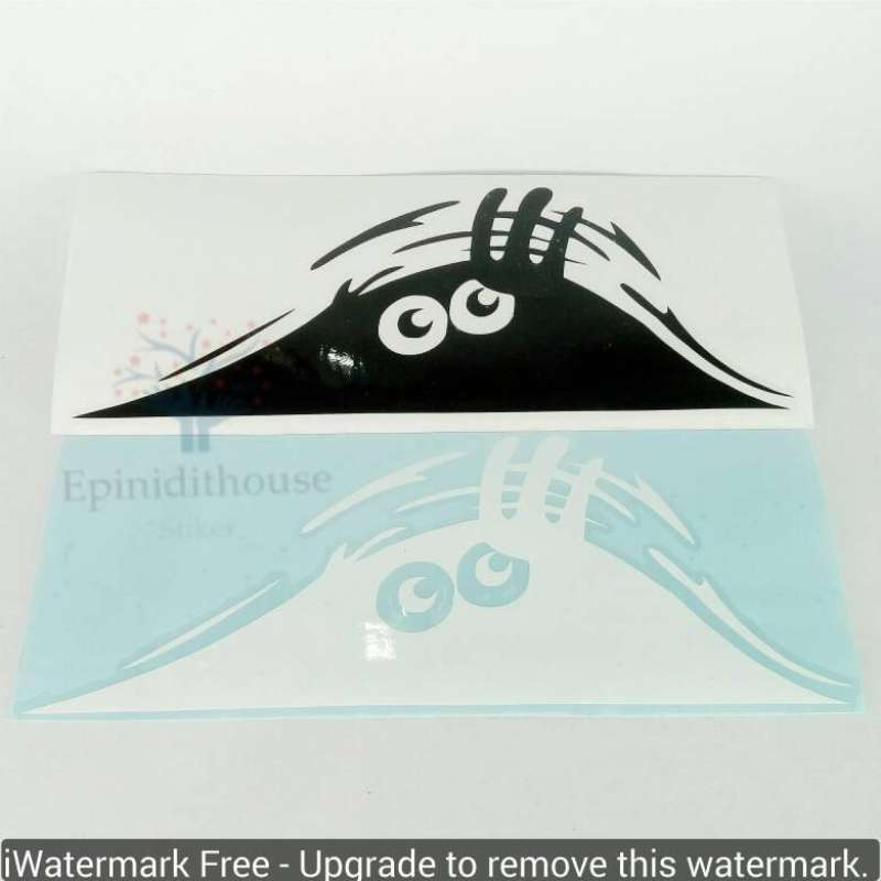 Jual Stiker Sticker Mobil Motor Toilet Kamar Mandi Lucu Unik (Intip) di ...