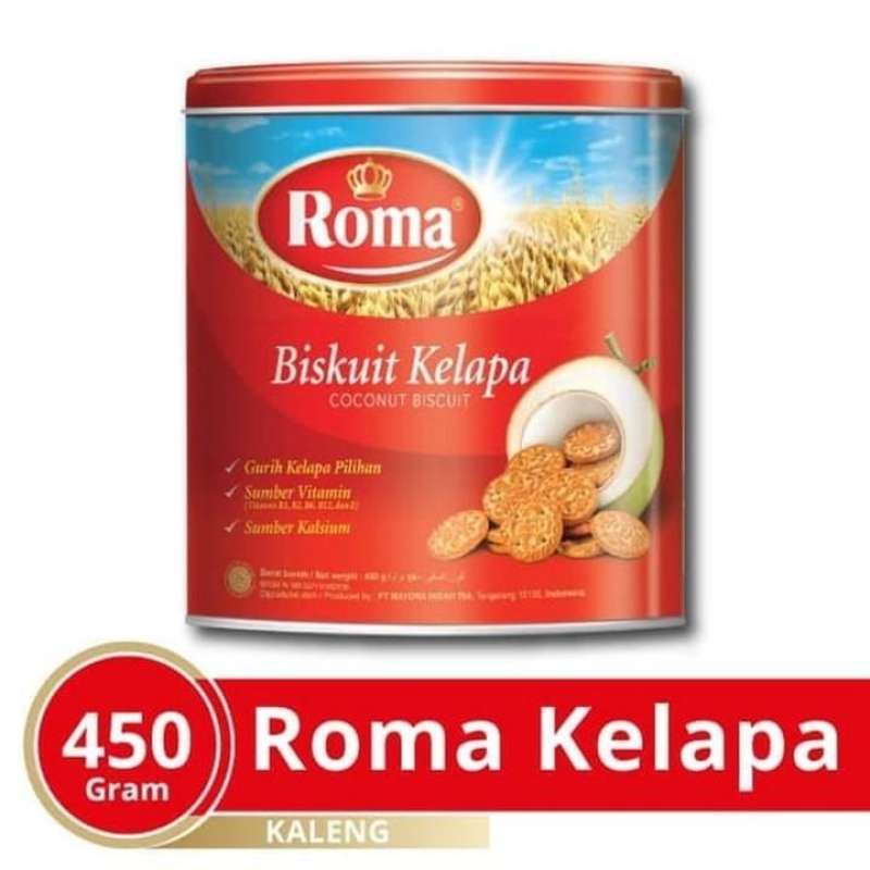 Jual Roma Kelapa kue Kaleng 450gr di Seller Laristiadahenti - Kota ...
