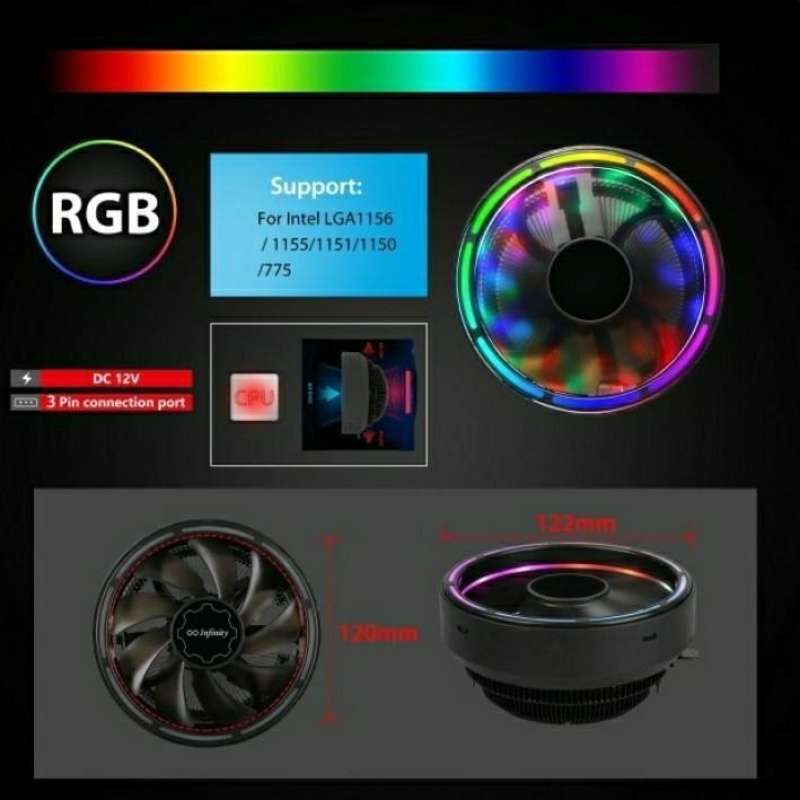 Jual Fan Coolerr Infinity Storm Ii Argb Di Seller New Tech Medan - Jati ...