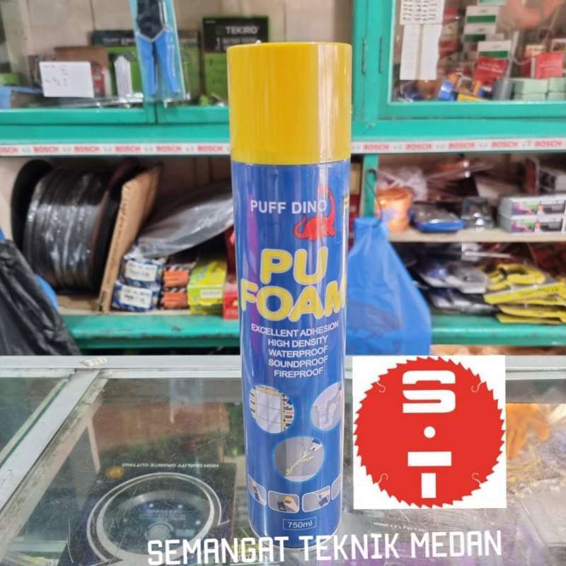 Promo PU FOAM SPRAY BUSA CAIR ke PADAT TAIWAN POLYURETHANE 750ml PUFF ...