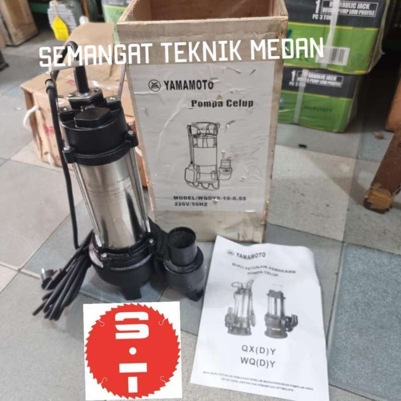 Jual Pompa Celup 2 Rendam Dalam Air Kolam Non Auto Tidak Otomatis ...