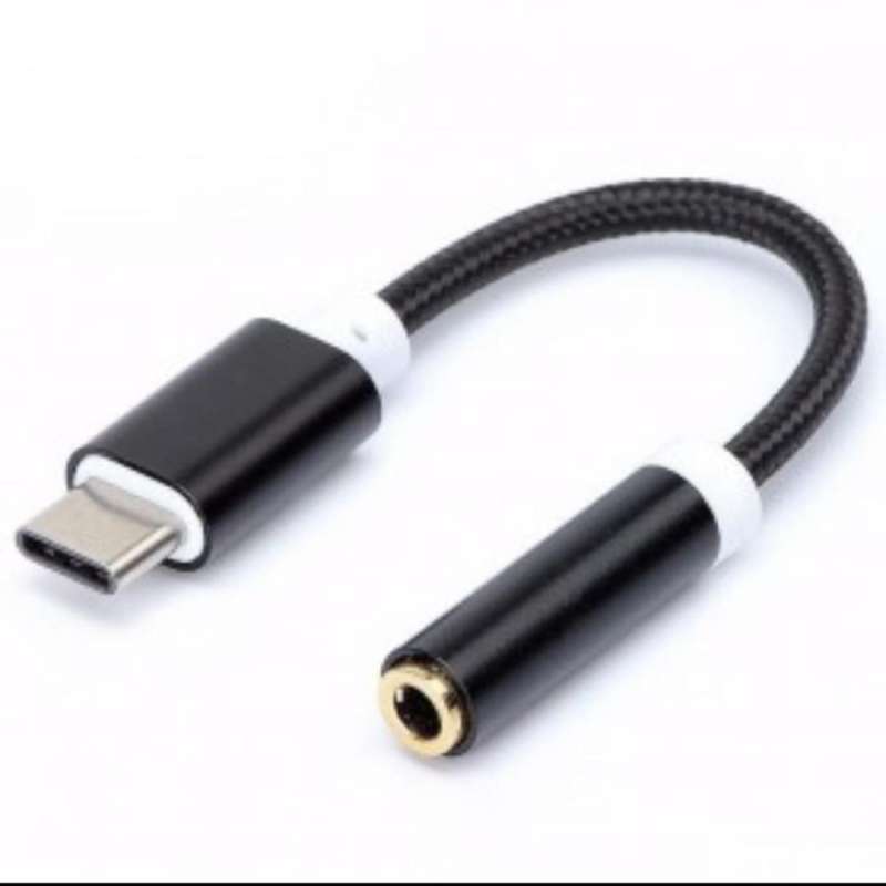 Jual Audio Port Adapter USB Type-C ke 3.5mm Hitam di Seller Mellin Jaya ...