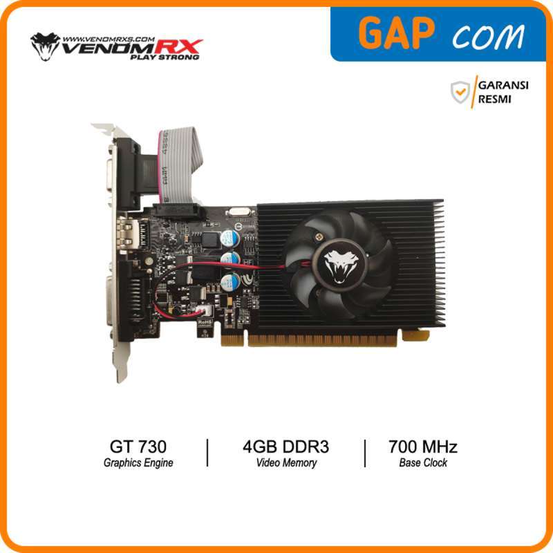 Jual VGA VenomRX Geforce GT 730 4GB DDR3 - GT730 4G DDR3 di Seller ...