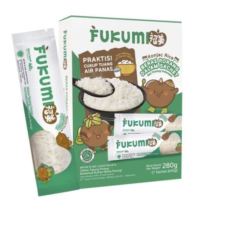 Jual FUKUMI BERAS PORANG SACHET 280GR di Seller Ranch Market The ...