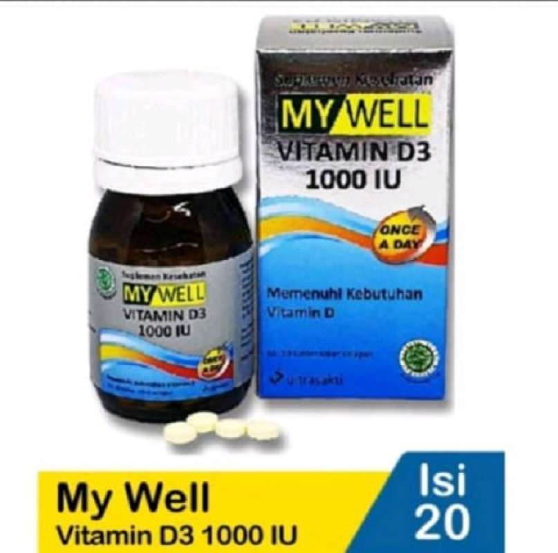 Jual My Well Vitamin D3 1000 IU di Seller Apotik MELIANA - Martubung ...