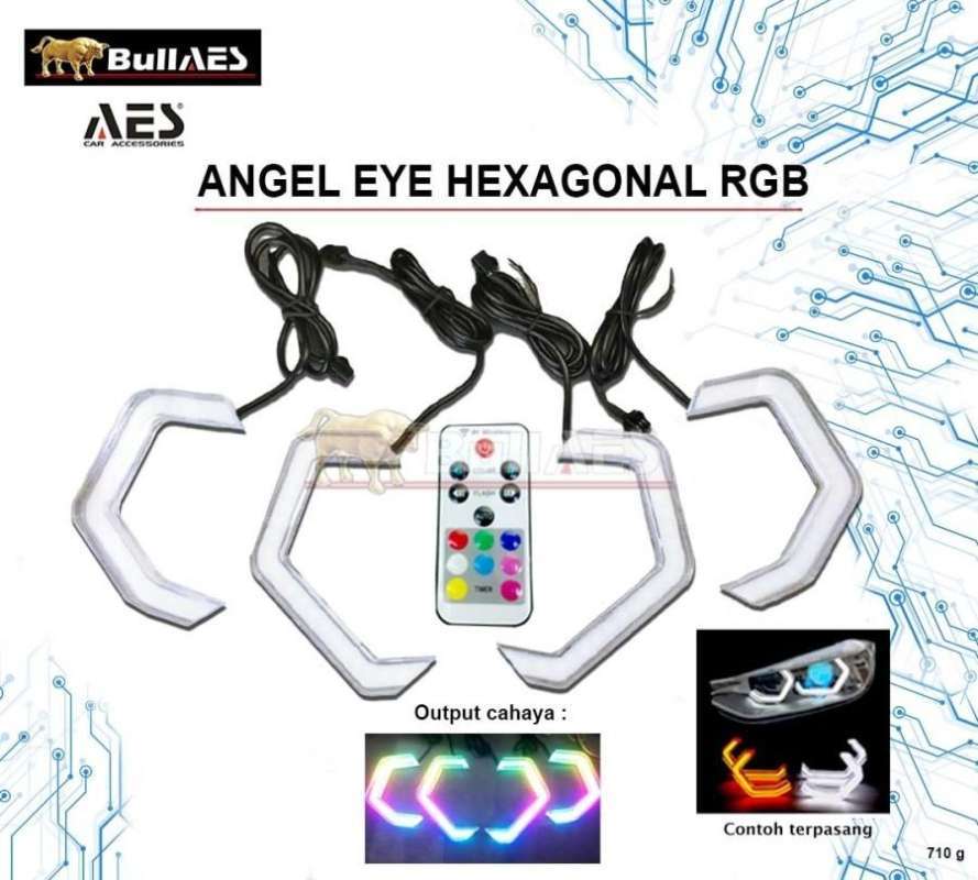 Jual Angel Eye HEXAGONAL RGB Model BMW M3 M4 Wireless Merk AES di ...