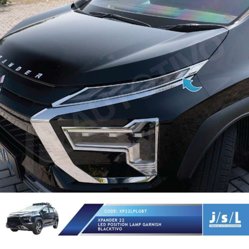Jual Xpander 2022 Led Position Lamp Garnish Chrome JSL Lis Lampu krom ...