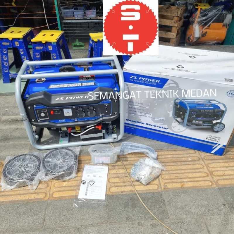 Jual PB5900E GENSET GENERATOR LISTRIK BENSIN TEMBAGA 2800 WATT ZS-POWER ...