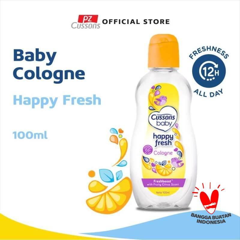 Jual Cussons Baby Cologne Happy Fresh - Minyak Wangi Bayi 100ml di Seller Hendristore - Kedung ...