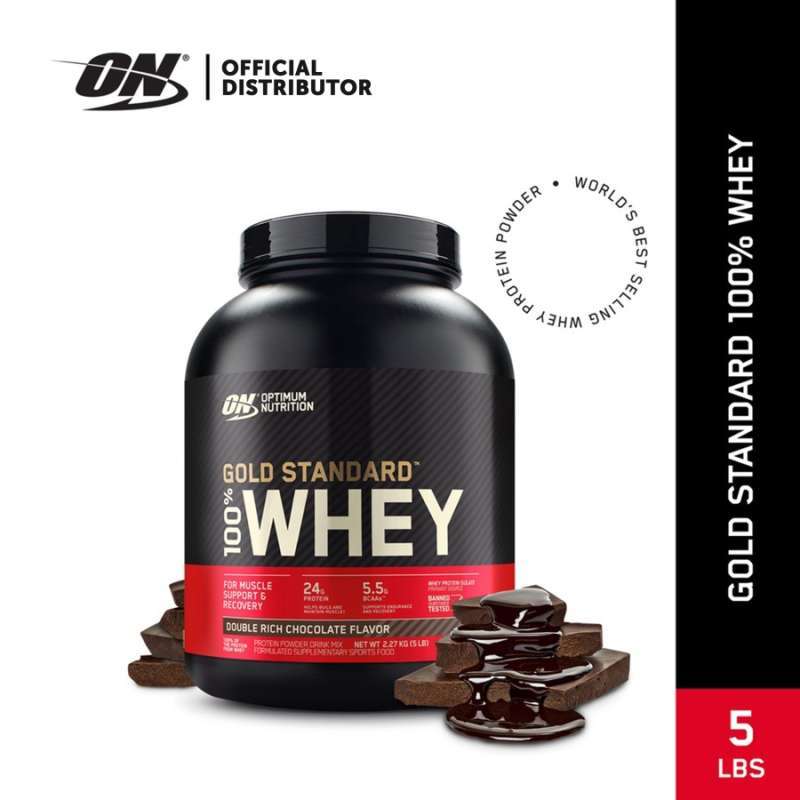 Jual On Optimum Nutrition Whey Gold Standard 5 Lbs Whey Protein Wgs Di ...