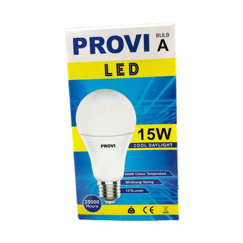 Jual Provi led bulb 15 watt cahaya putih (6000k) di Seller Public ...