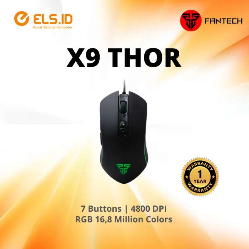 Promo Fantech X9 THOR Mouse Gaming RGB Diskon 19% di Seller ELS Computer Official Store - ELS ...