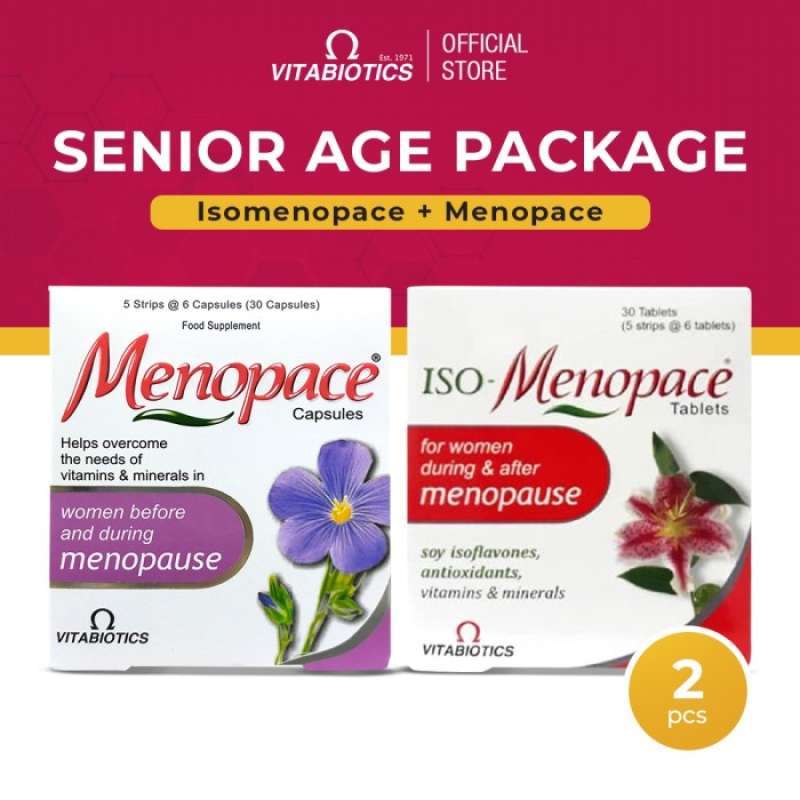 Promo Vitabiotics Iso Menopace 1 Box @30 Kapsul + Menopace 1 Box @30 ...