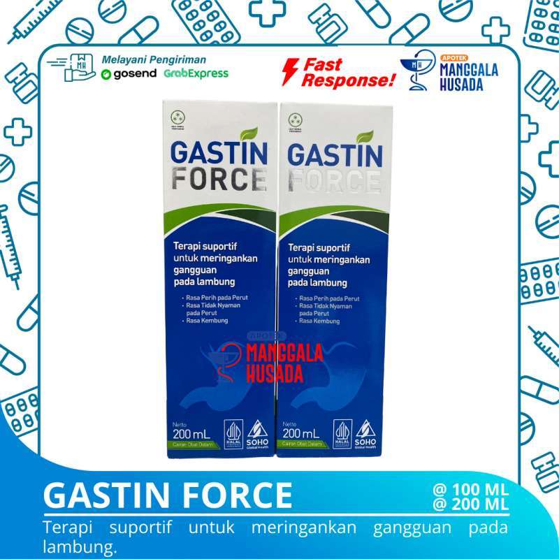 Jual Gastin Force Sirup Obat Herbal Lambung @ 200 Ml Di Seller Apotek ...